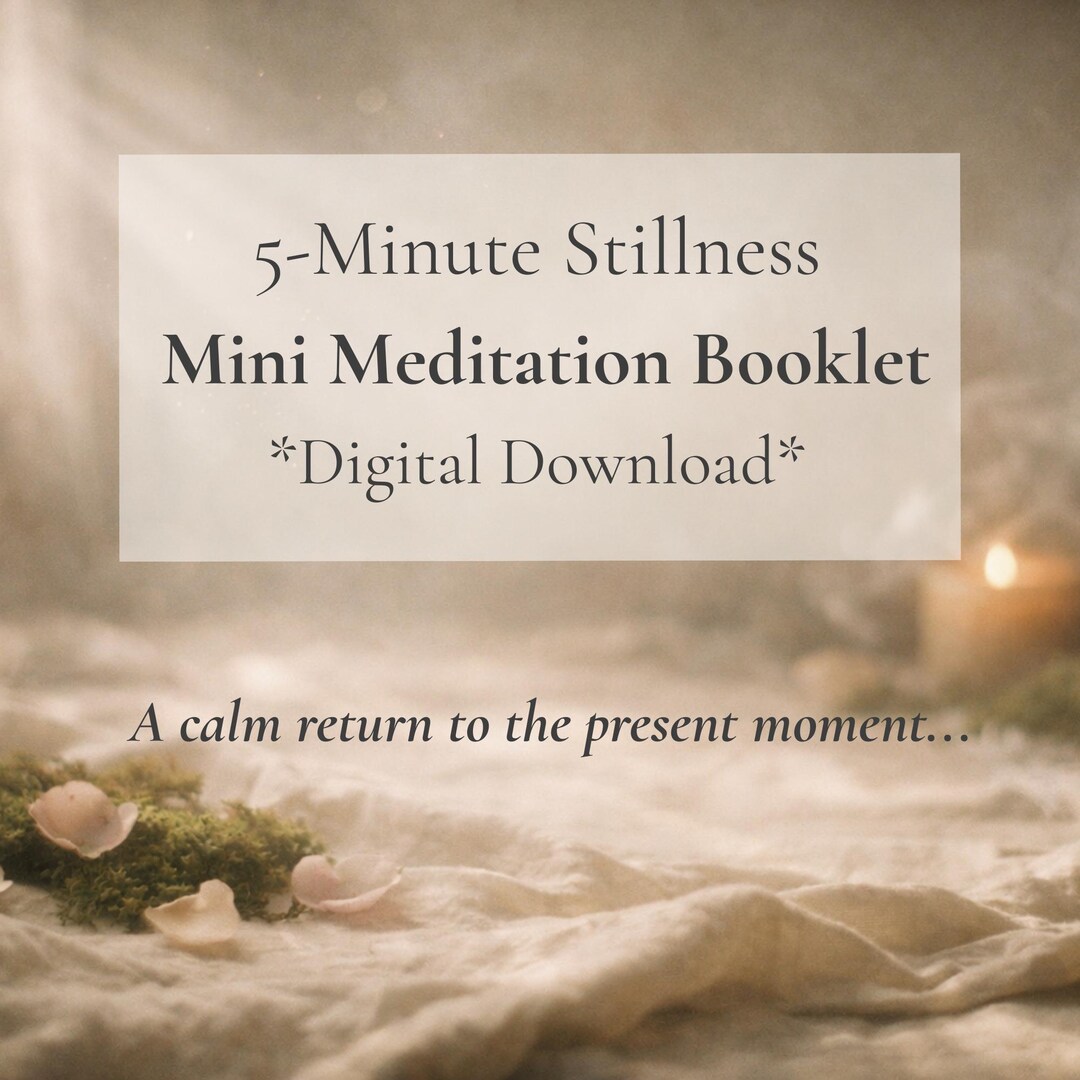 5-minute Meditation Scripts | Guided Mini Meditations (PDF Download) - Etsy