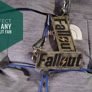 3D Printed Fallout Keychain - Etsy