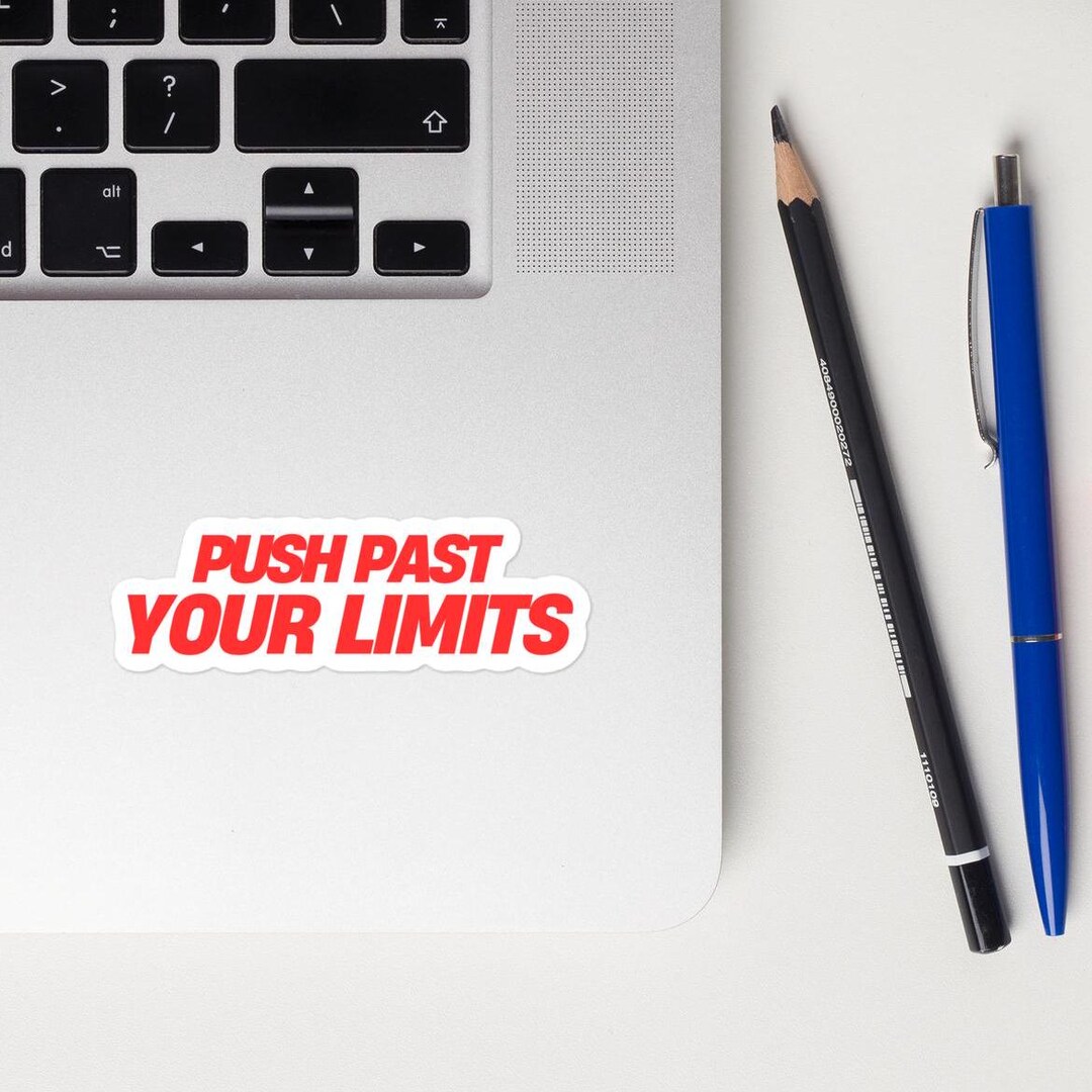 Push Past Your Limits Sticker | Black Clover Inspired Anime Decal - Etsy