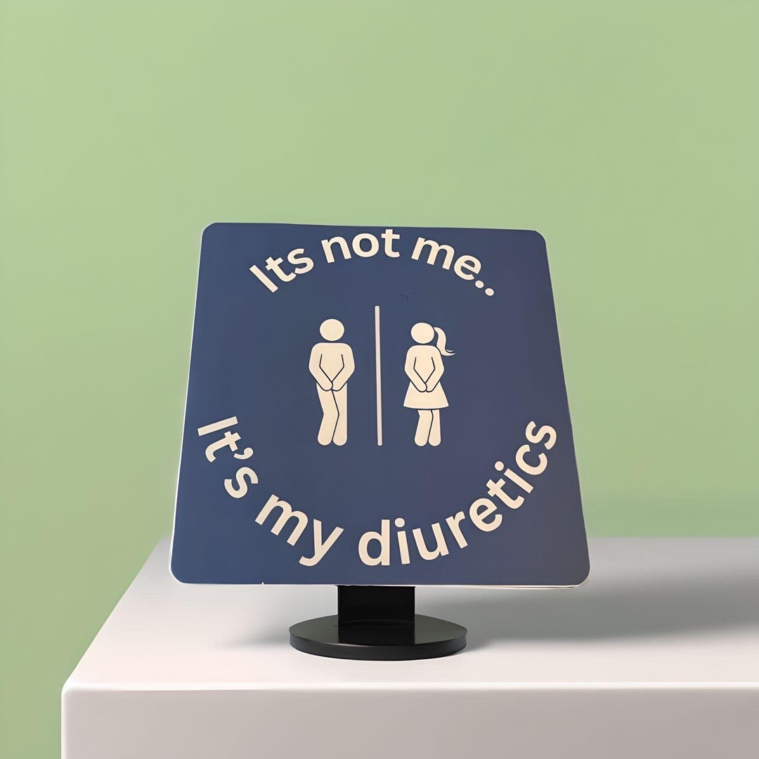Organ Transplant Vinyl Sticker - It’s Not Me, It’s My Diuretics Funny ...