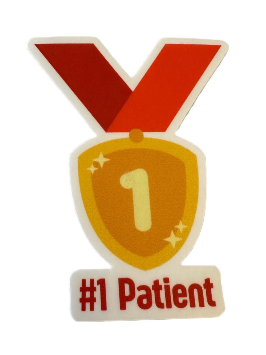 Medical Vinyl Sticker- #1 Patient - Etsy