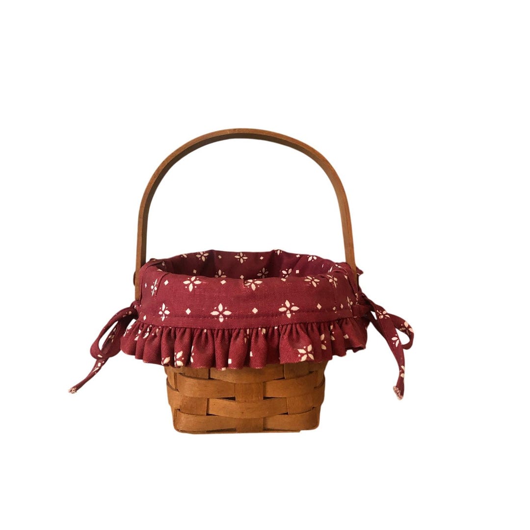 Longaberger 1991 Small Square Basket - Etsy