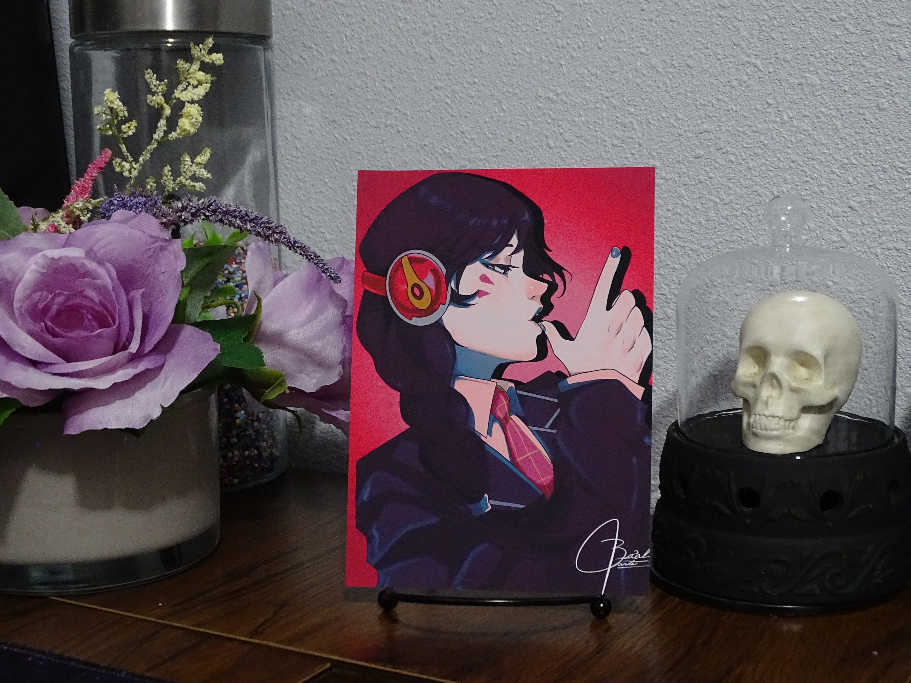 Overwatch D.va School Girl Print - Etsy