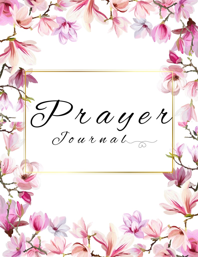 Editable Printable Prayer Journal Planner Christian Daily Devotional ...