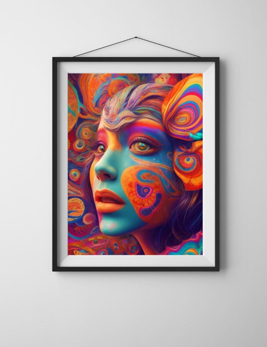 Digital Prints Wall Art Trendy Digital Art Patterns Abstract Portrait ...