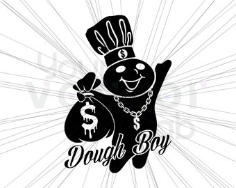 Dough Boy, Money Bag Png, Dough Boy Svg, Digital Download, Classic ...