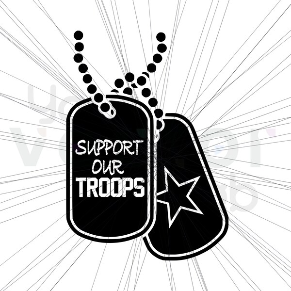 Support the Troops Svg - Etsy
