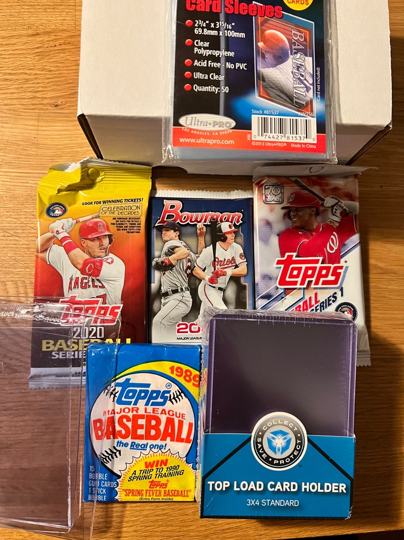 Baseball Packs, Supplies, and Bonus Box - Baseball Card Supplies and ...