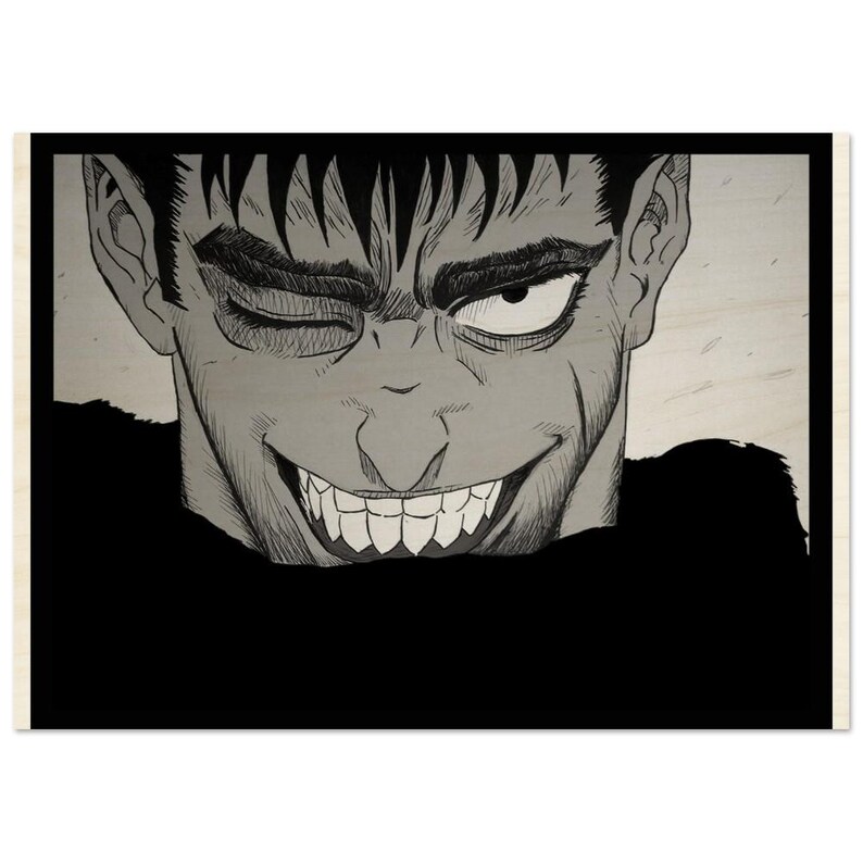 Berserk Guts Poster Anime Wall Art Home Decor Gift Wood Prints - Etsy