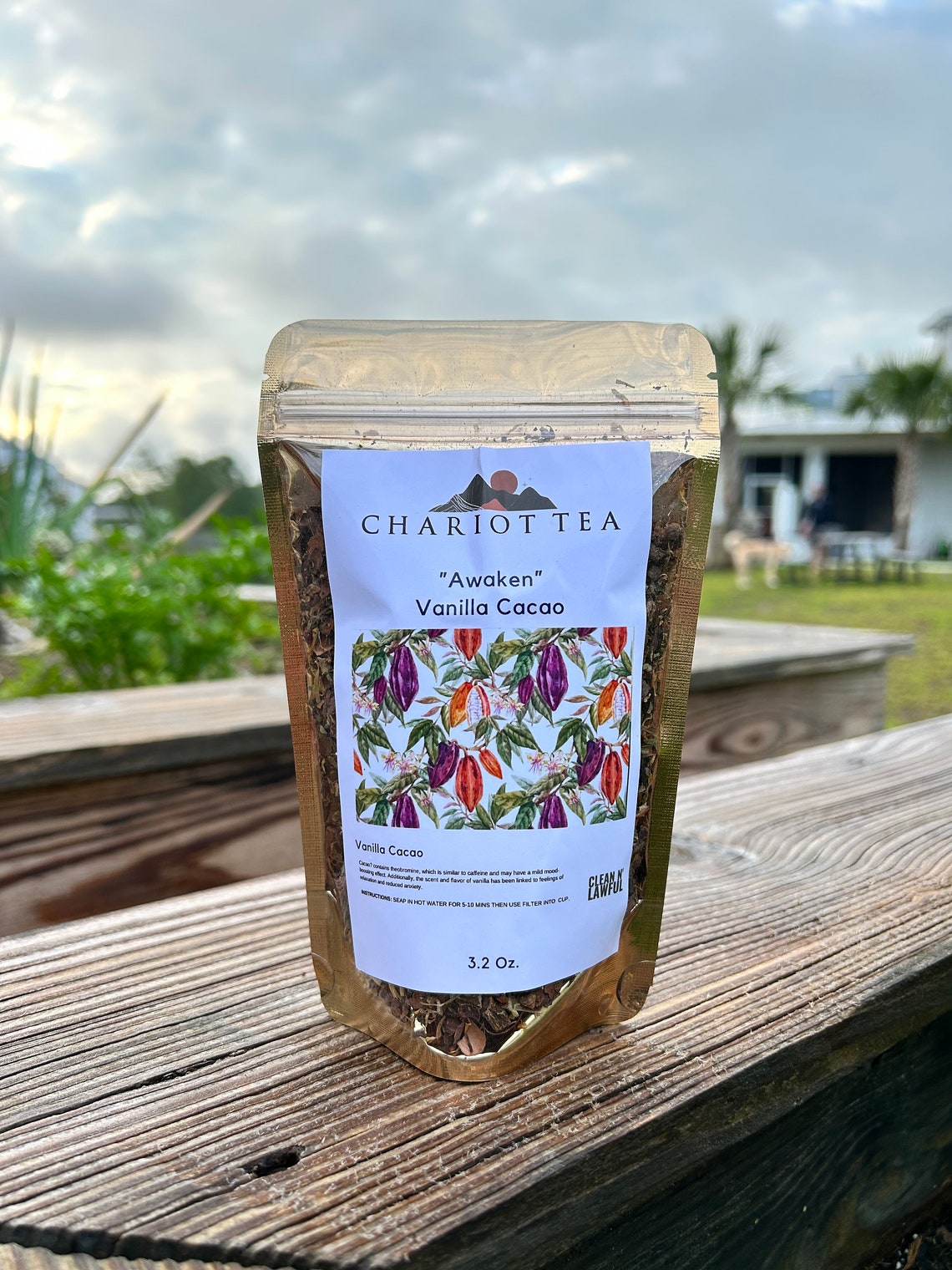 Awaken Vanilla Cacao Organic Loose Leaf Tea - Etsy