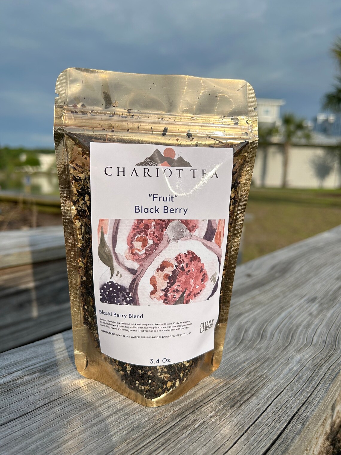 Fruit Organic Black Berry Tea (contains Caffeine) - Etsy