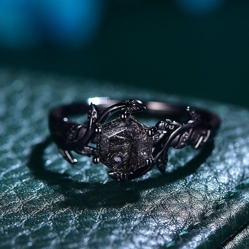 Black Metal Ring - Etsy
