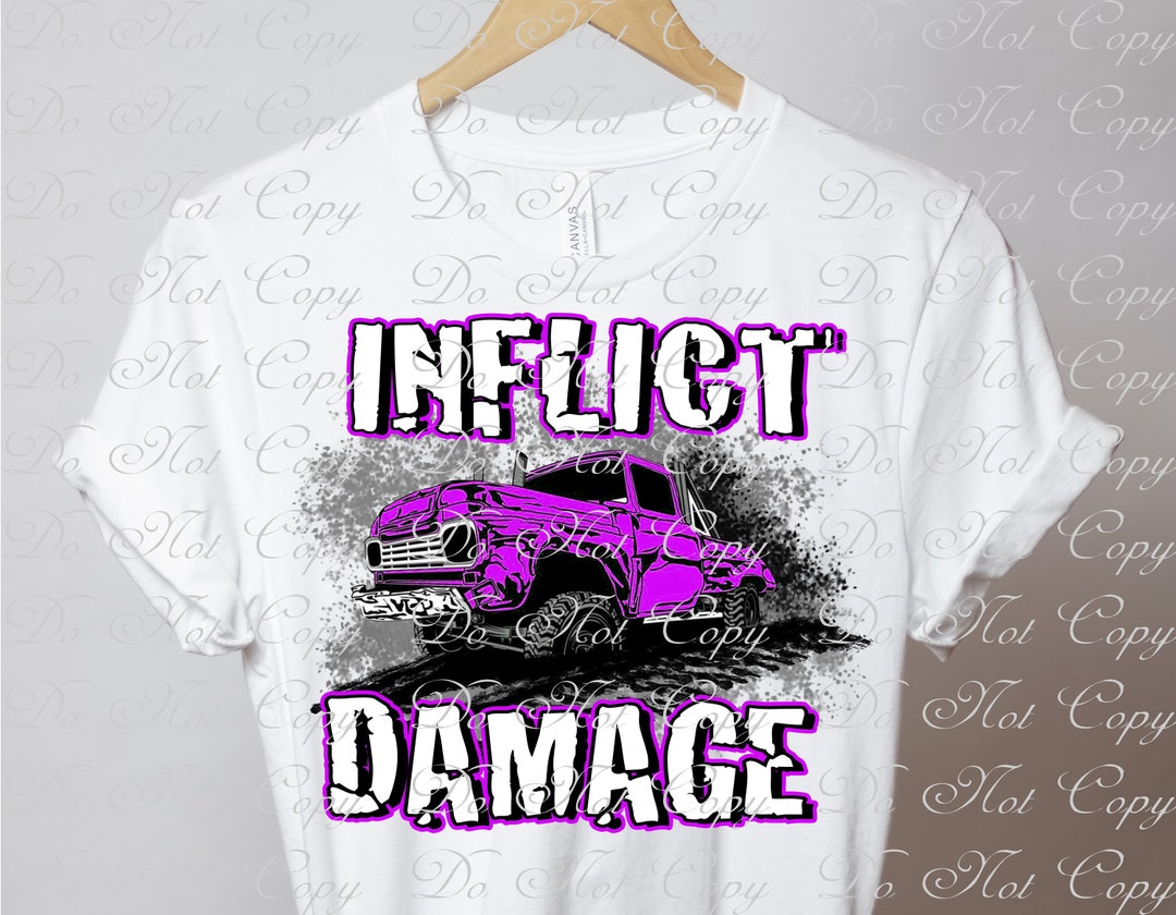 Inflict Damage Demolition Derby PNG - Etsy