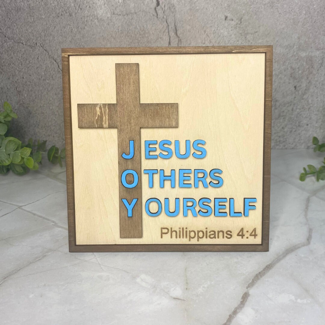 JOY - Jesus First, Others Second, Yourself Last Joy | Christian Wall ...