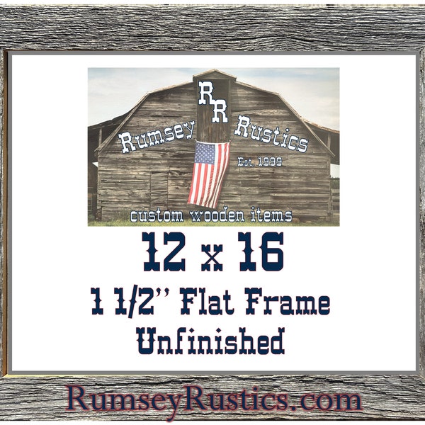 12x16 Brown Wood Frame - Etsy