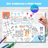 Bluey Maze Game, Digital File, PDF - Etsy