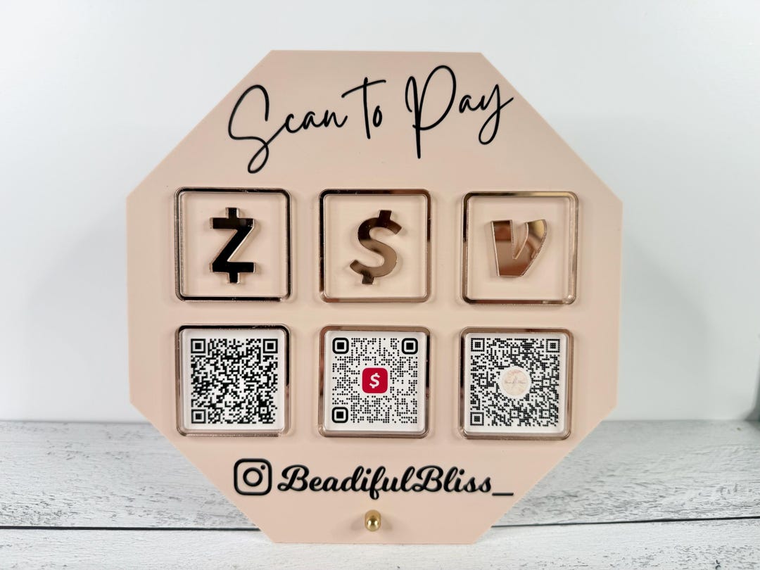 Scan to Pay Sign, Payment Sign, Business Payment Method Sign - Etsy