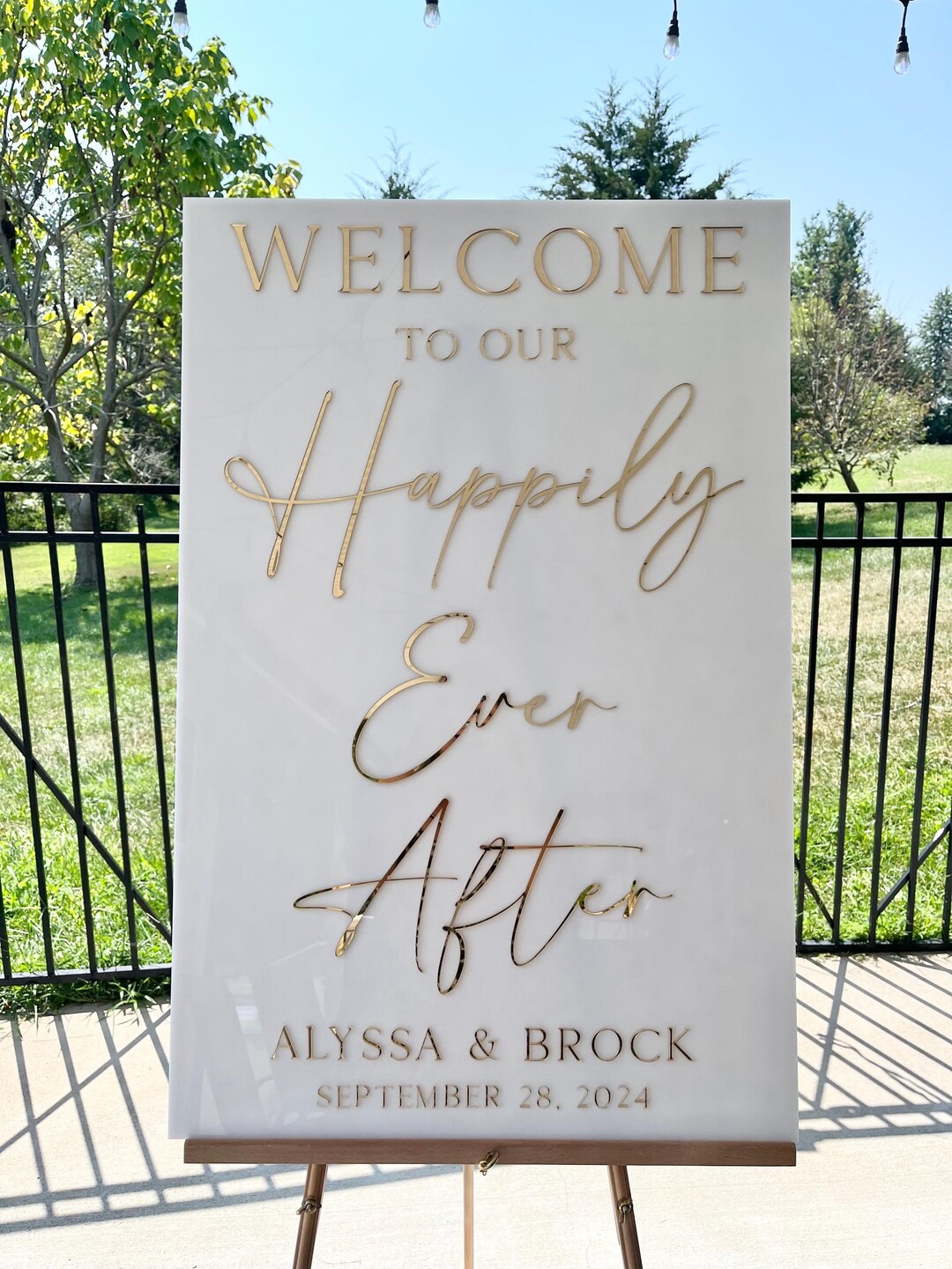 3D Wedding Welcome Sign - Happily Ever After Sign - Etsy