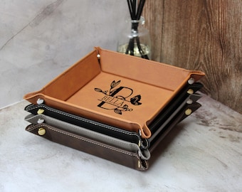 Leather Coffee Table Tray - Etsy