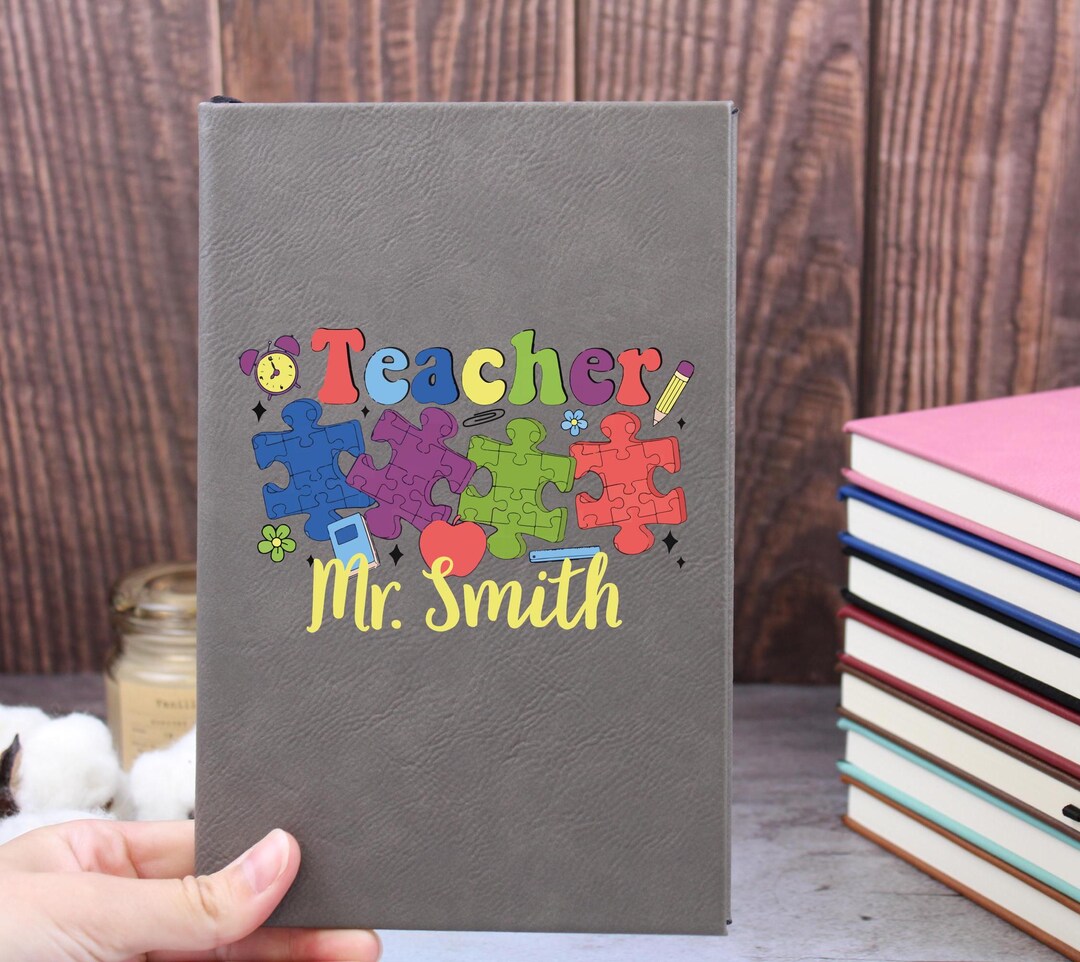 Custom Autism Teacher Journal, Autism Awareness Gift, Teacher ...
