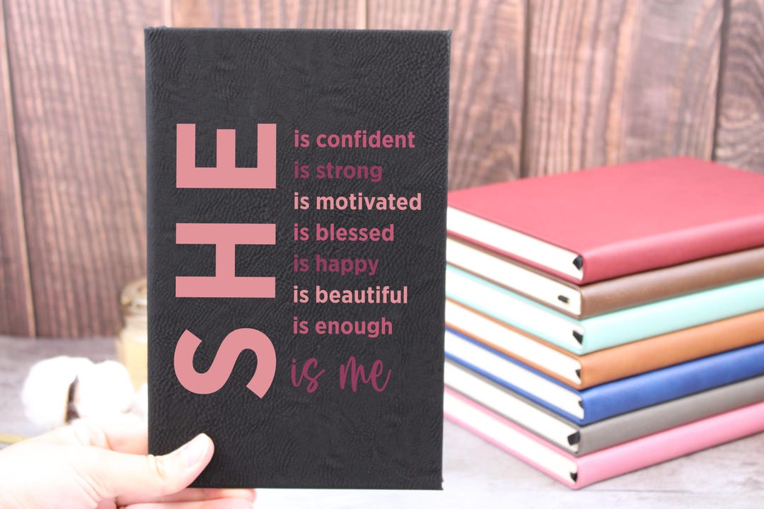 Custom She is Me Journal, She is Notebook, Personalized 2025 Journal ...