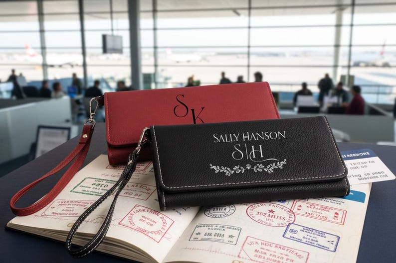 Personalized Women Wallet, Custom Vegan Leather Wallet, Perfect ...