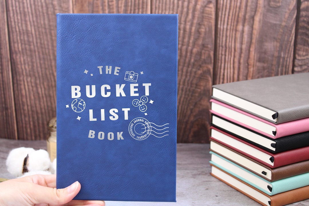 Custom Bucket List Notebook, Unique Romantic Gifts for Couple, Traveler ...