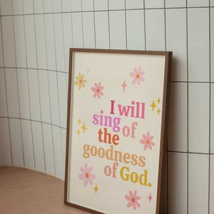 Christian Floral Art Christian Decor Christian Poster Christian ...