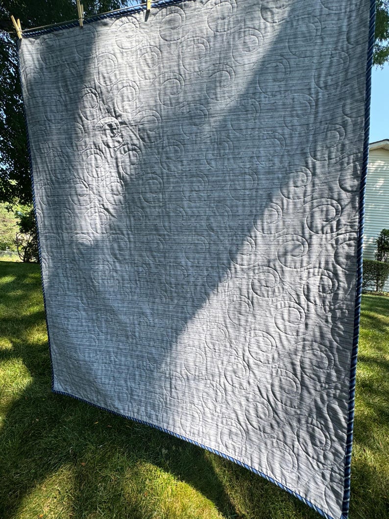 Lake Life#1|quilt|throw|blue|outdoors|oars|row Boat|canoe|fire|dock ...