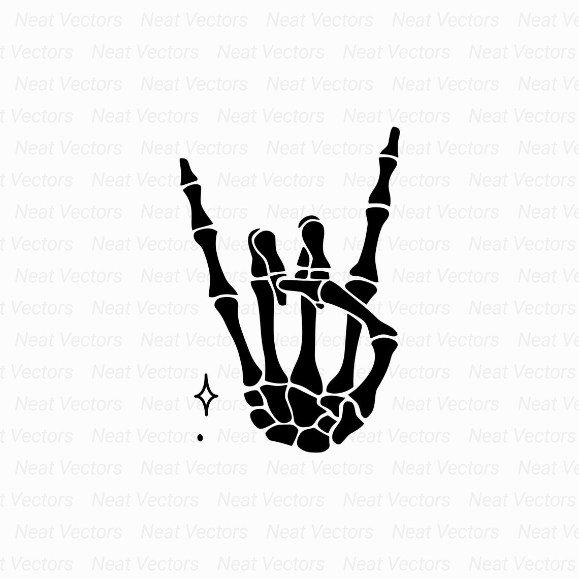 Skeleton Hand SVG, Skeleton PNG, Skull Skeleton Hand Clipart, Halloween ...