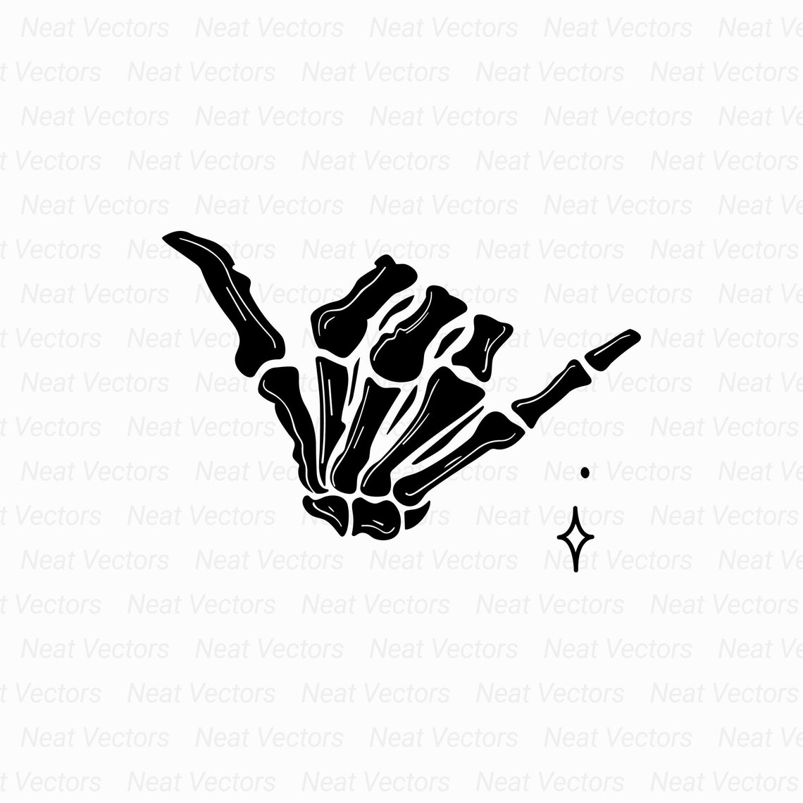 Skeleton Hand SVG, Skeleton PNG, Skull Skeleton Hand Clipart, Halloween ...