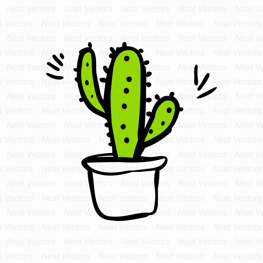 Cactus Svg, Cute Cactus Svg, Green Cactus Svg, Png, Mexican Svg, Cactus ...
