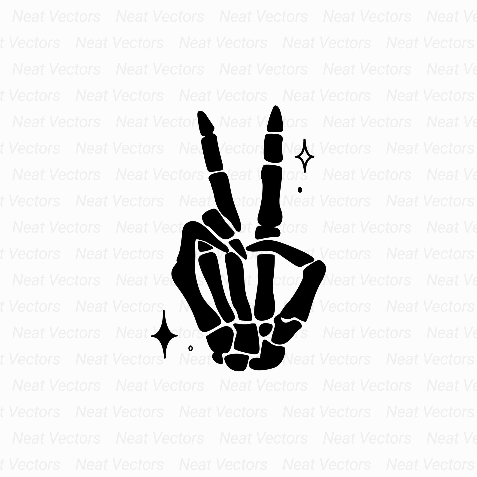 Skeleton Hand SVG, Skeleton PNG, Skull Skeleton Hand Clipart, Halloween ...