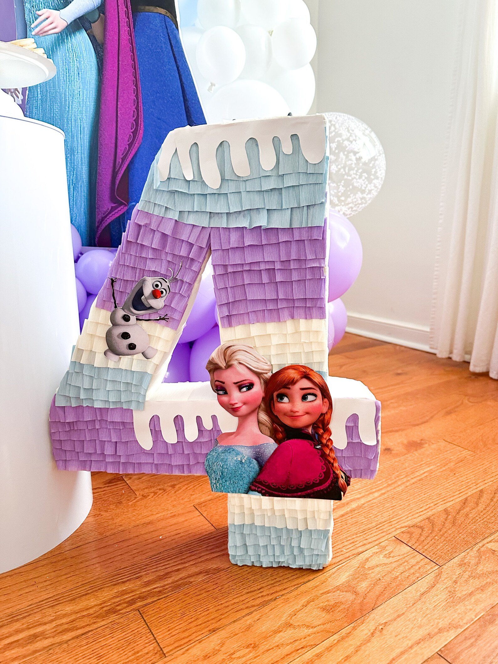 Frozen Themed Number Piñata available Numbers 1-9 - Etsy