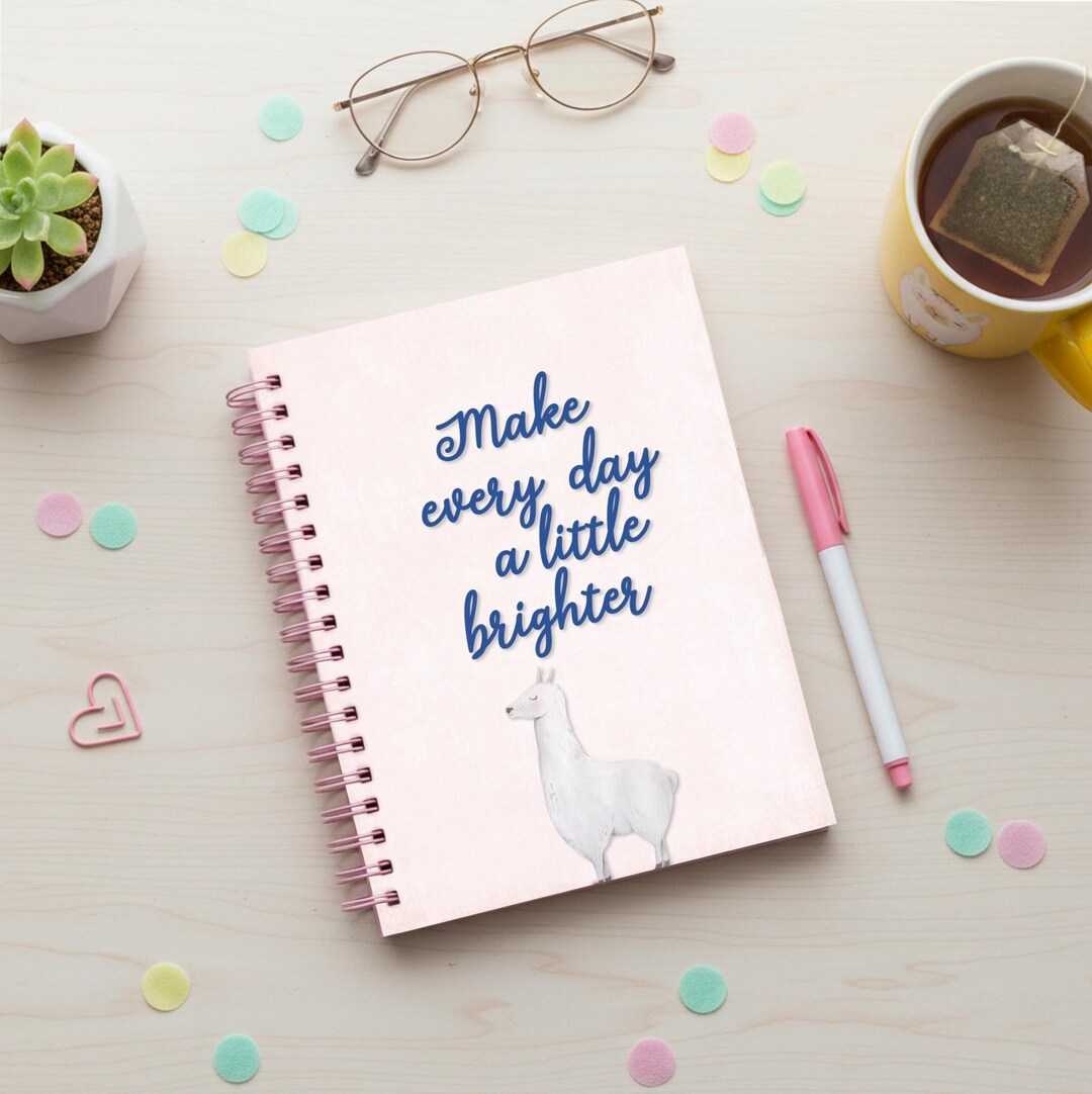 Printable Undated Perpetual Planner, 2026 - 2027, A5 Llama-themed ...