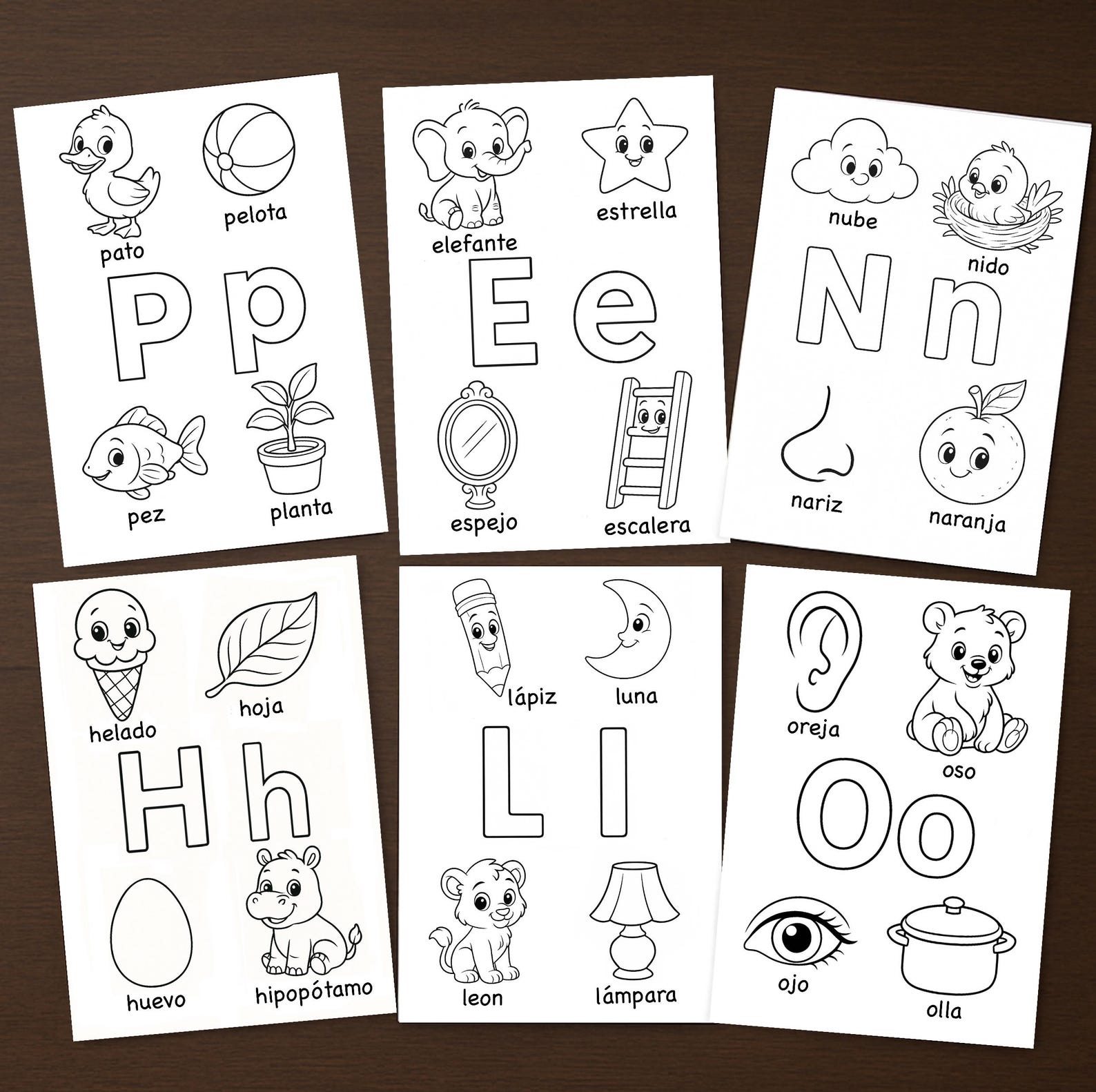 Spanish Alphabet Coloring Book | Abecedario En Español Para Niños | 29 ...