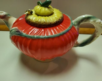 Vintage Radford Handpainted Ceramic Poppy Teapot TP049 - Etsy
