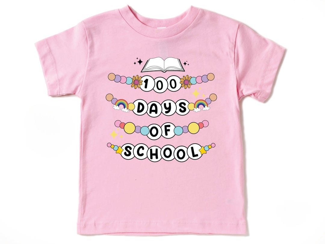 100 Days of School Shirt, Friendship Bracelet Shirt, Smarter Milestone ...