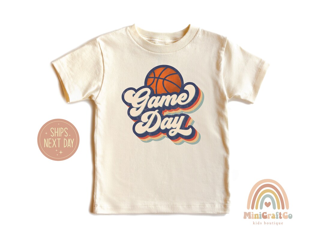 Game Day Basketball Toddler Shirt, Game Day Toddler Shirt, Game Day ...