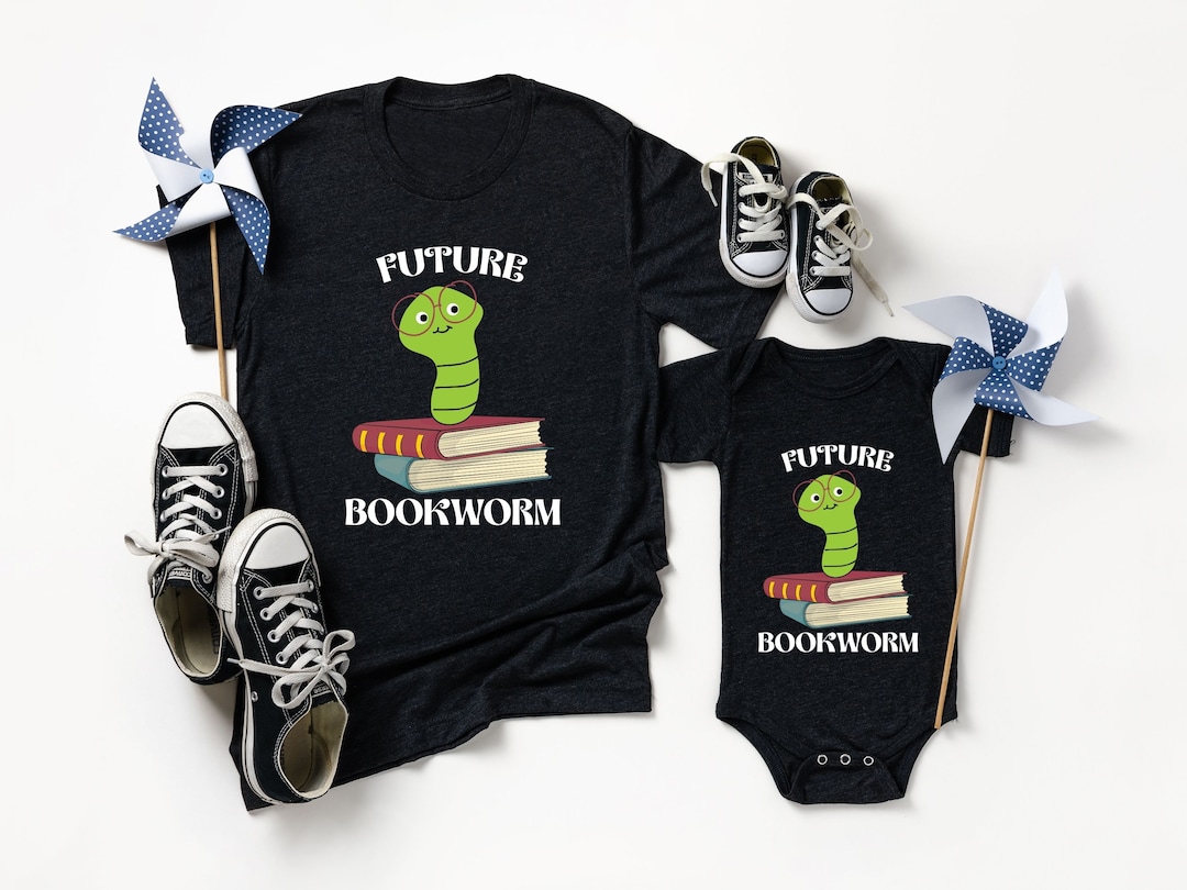 Future Bookworm Baby Onesie®, Future Bookworm Toddler Shirt, Bookish ...