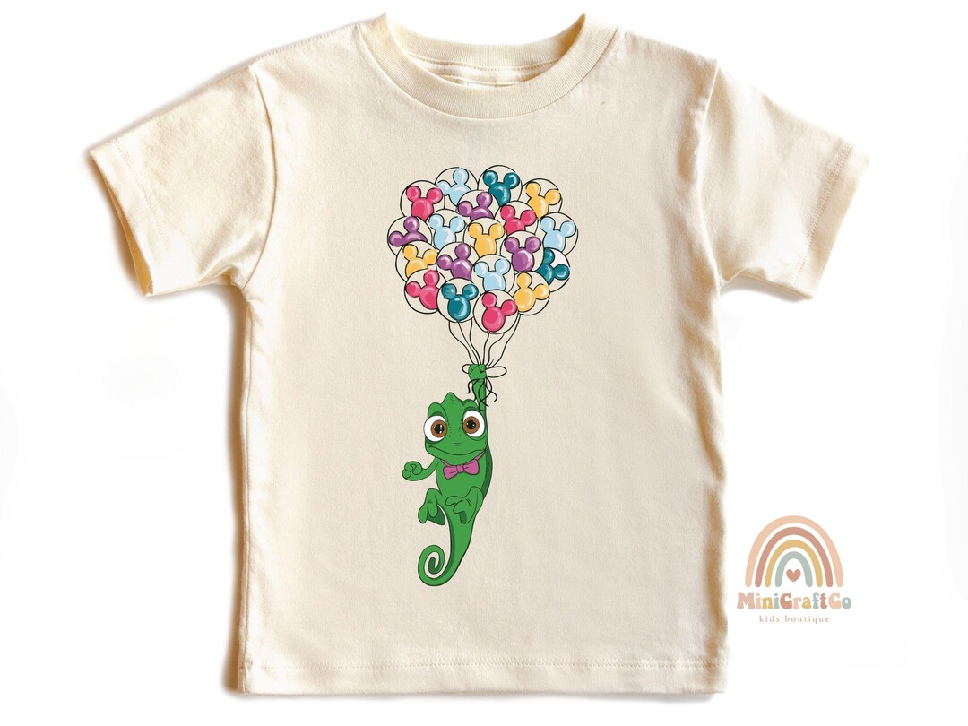 Disney Pascal With Mickey Colorful Balloon Kids Shirt, Cute Pascal ...