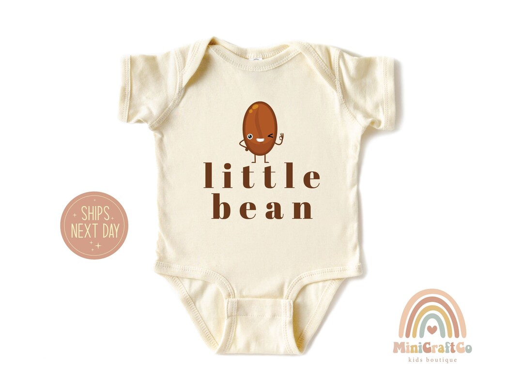 Little Bean Baby Onesie® - Little Bean Baby Announcement - Little Bean ...