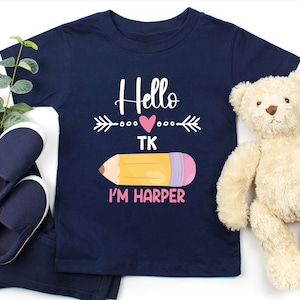 Back to School Custom Kids Shirt, Personalized Back-to-school Gift ...