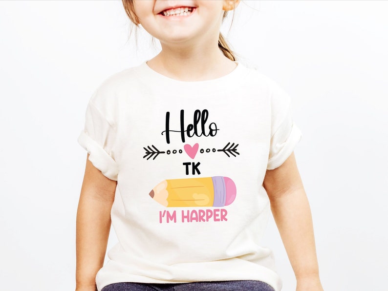 Back to School Custom Kids Shirt, Personalized Back-to-school Gift ...