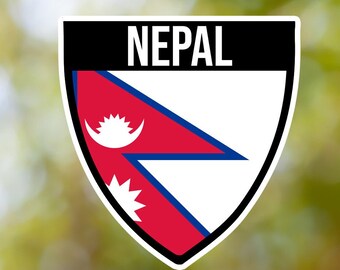 Nepal Coat of Arms Emblem Stickers - Etsy