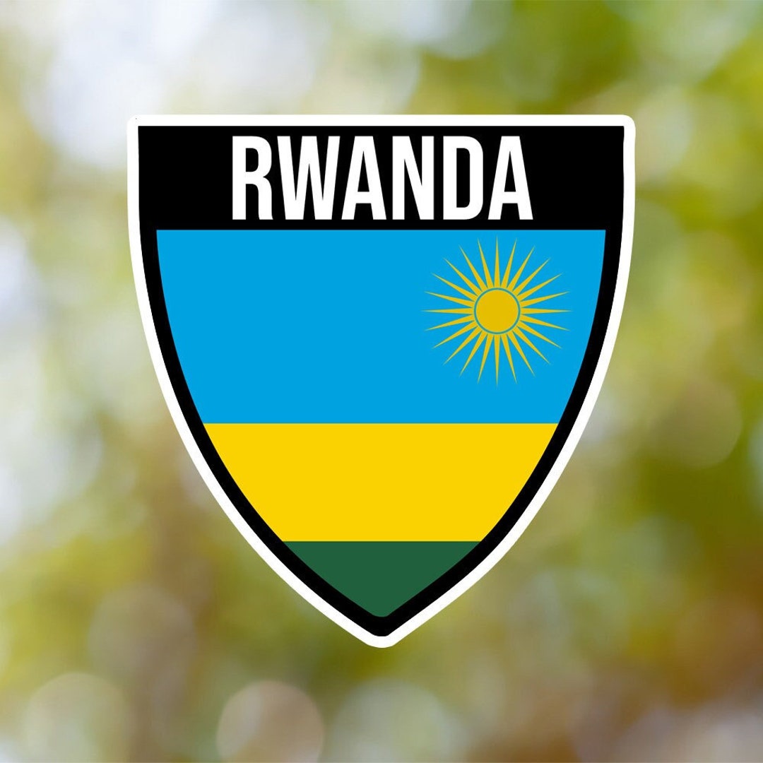 Rwanda Sticker Shield Waterproof for Laptop, Car, Book, Water Bottle, Helmet, Toolbox - Etsy