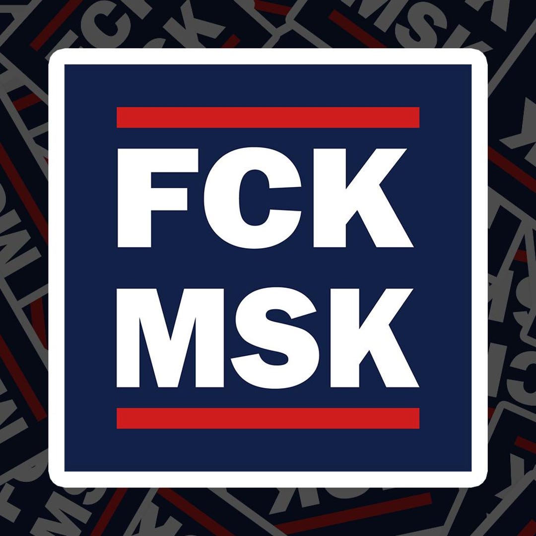 FCK MSK Sticker, Anti Elon Musk Sticker, Vinyl Decal, for Laptop Car ...