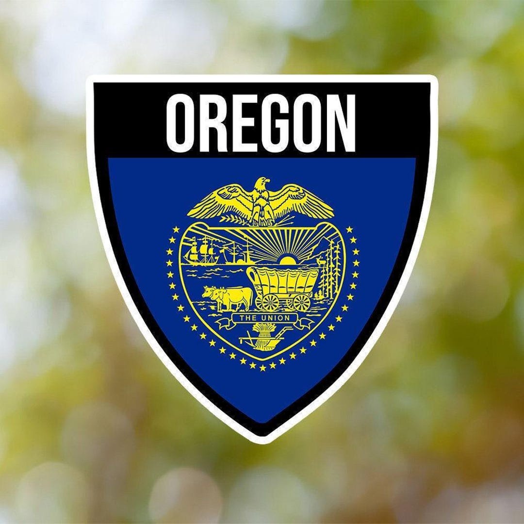 Oregon Sticker Shield Waterproof for Laptop, Car, Book, Water Bottle ...
