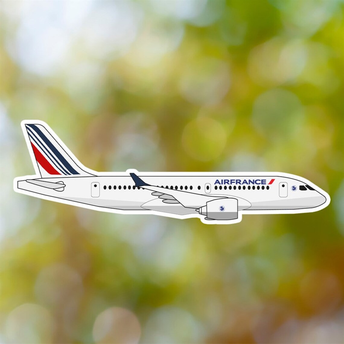 Airbus A220 Sticker, Air France Airplane Sticker Waterproof for ...