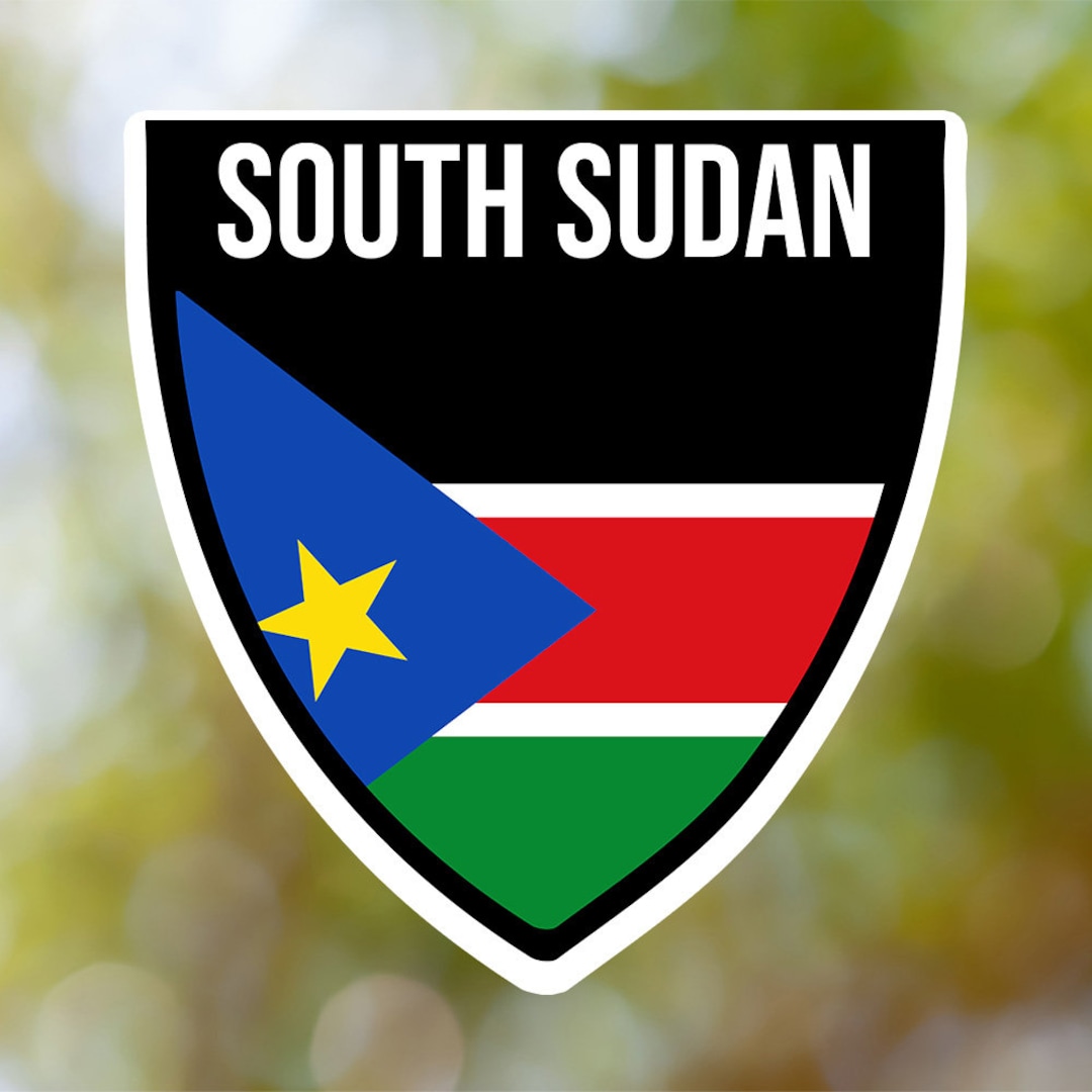 South Sudan Sticker Shield Waterproof for Laptop Car Book - Etsy